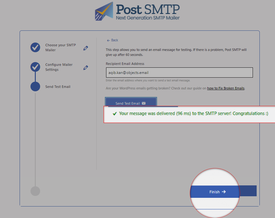 How to configure Post SMTP with Office 365 New UI