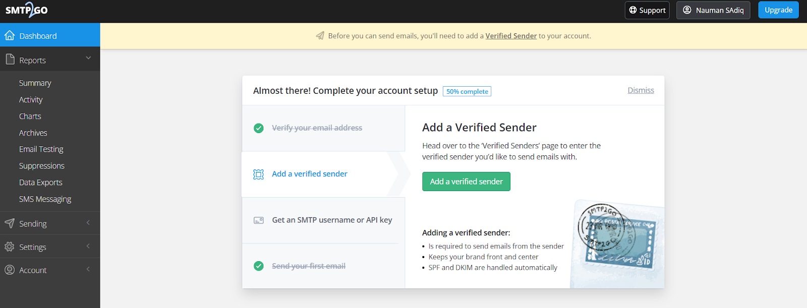 SMTP2Go with Post SMTP – Post SMTP