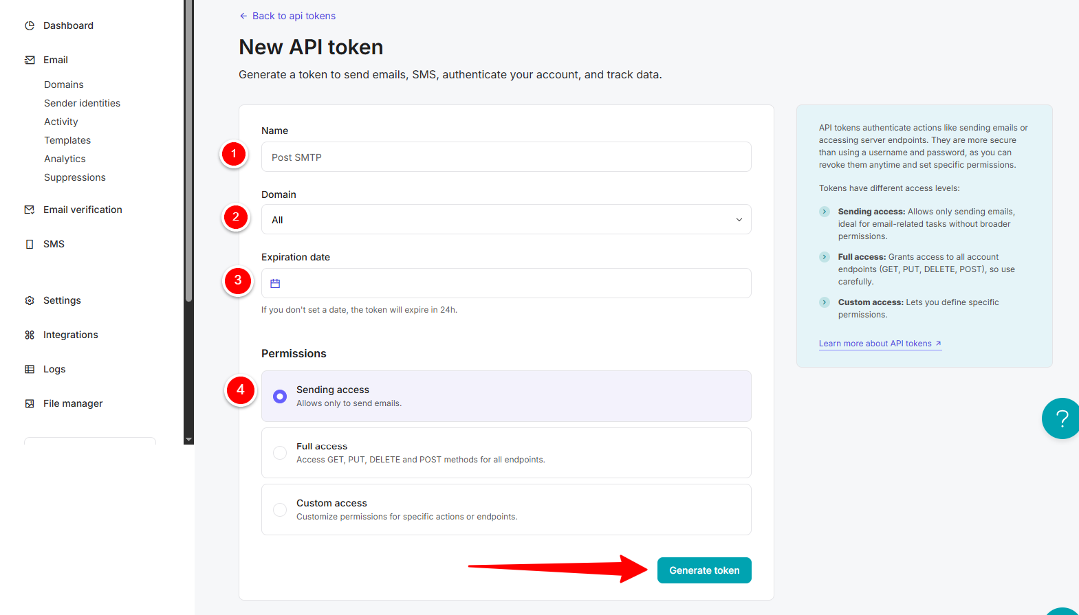MailerSend with Post SMTP