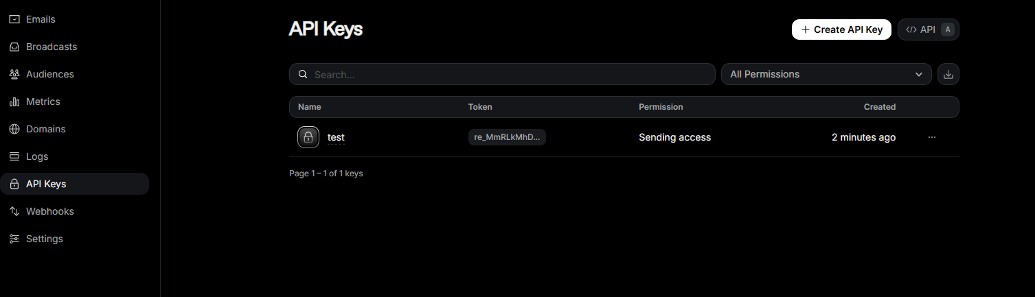 Resend – Post SMTP
